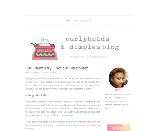 Curlyheads and dimples - Curl Chemistry